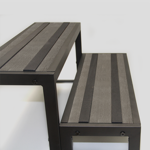 Select Step, 2-Step Configuration, Driftwood Color - Bullfrog Spas ...