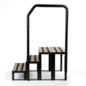 Select Spa Step, 3-Step with Rail, Timber Color - Bullfrog Spas ...