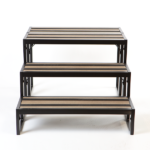 Select Spa Step, 3-Step with Rail, Timber Color - Bullfrog Spas ...