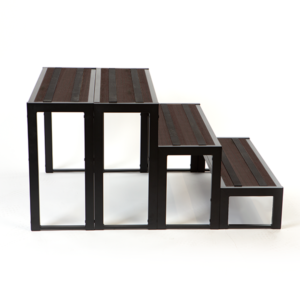 Select Spa Step, 3-Step with Rail, Chestnut Color - Bullfrog Spas ...