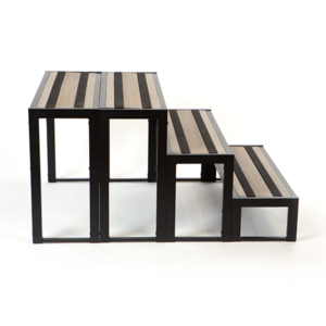 Select Spa Step, 3-Step with Rail, Timber Color - Bullfrog Spas ...